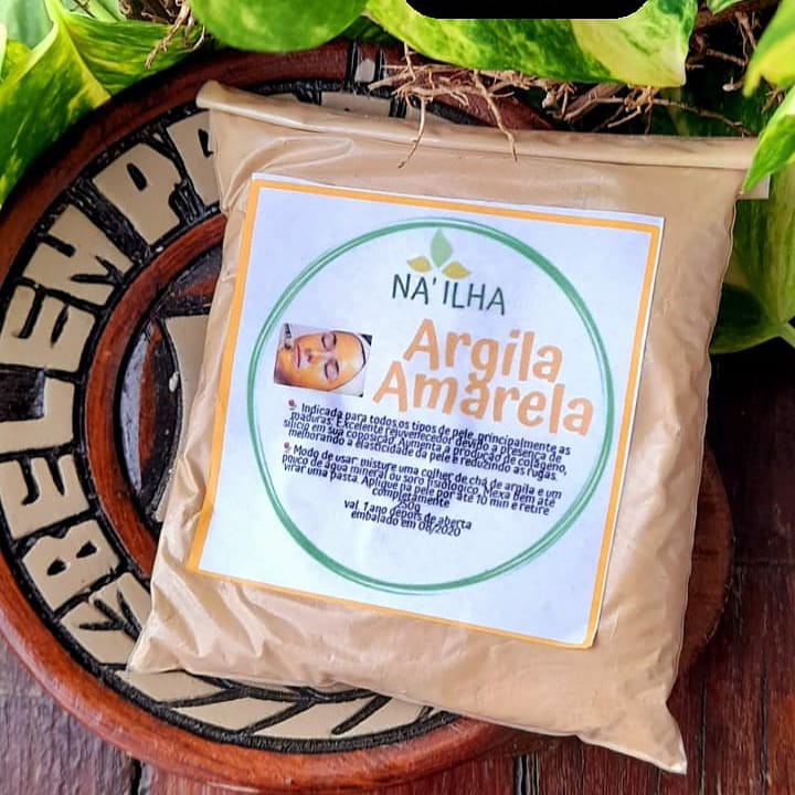Argila Amarela - pacote de 100g | Shopee Brasil