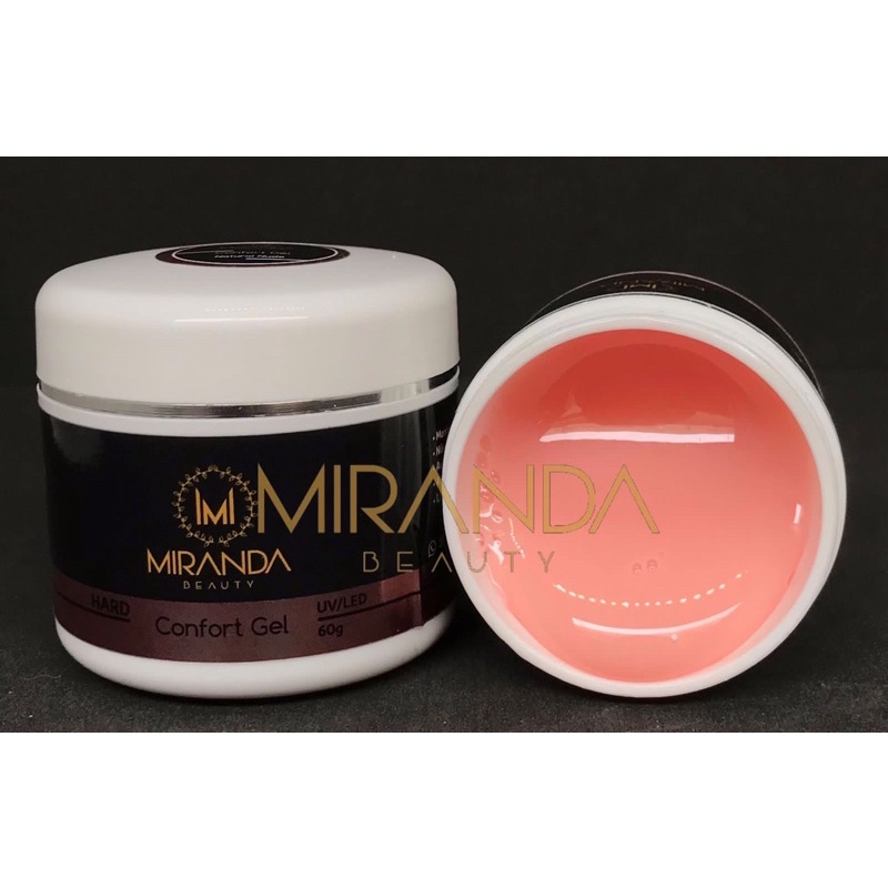 Confort Gel Hard Miranda Beauty 60g Natural Nude | Shopee Brasil