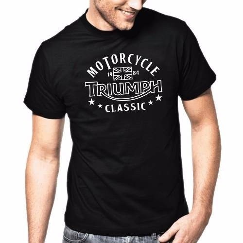 Camiseta Triumph Classic Motorcycle Shopee Brasil