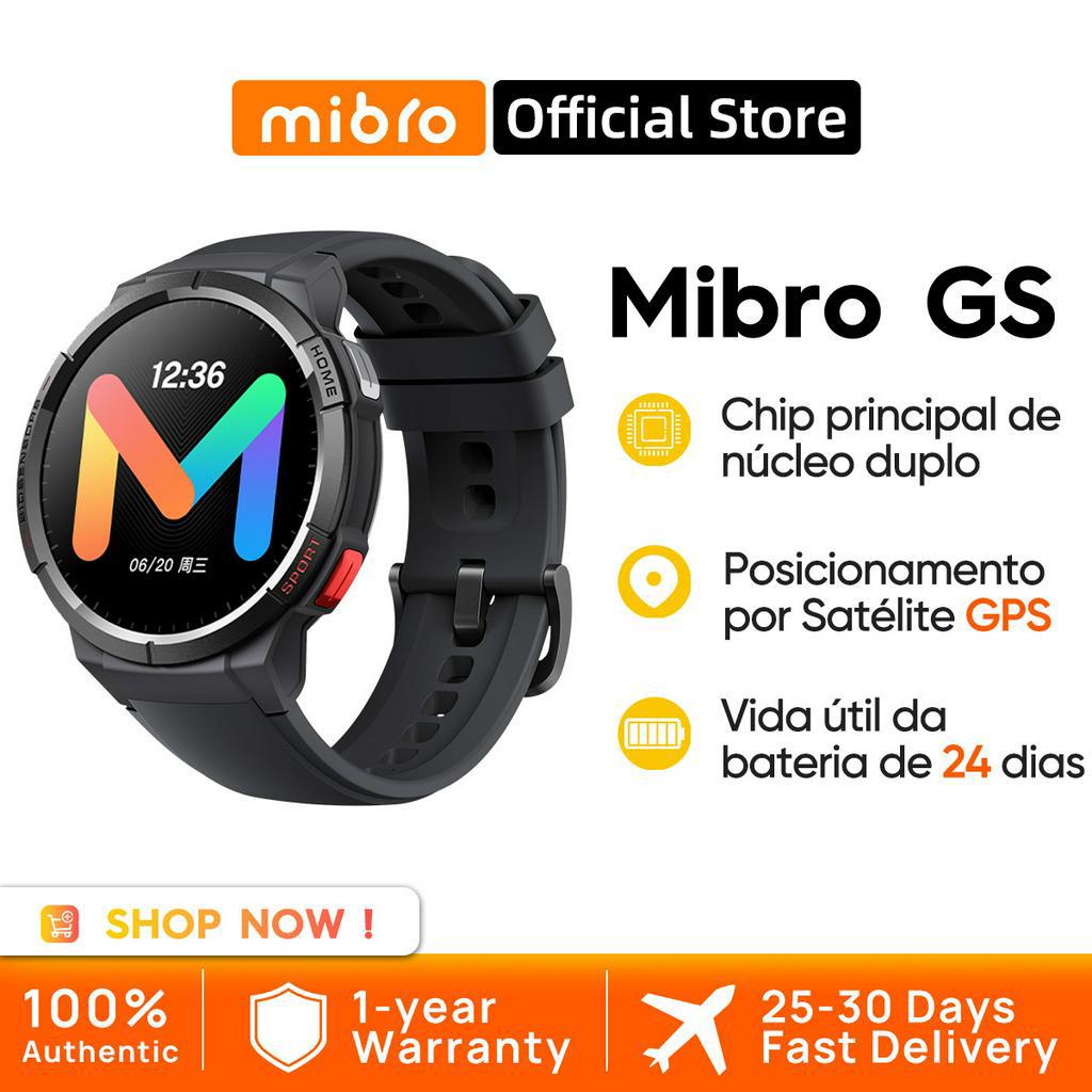 Smartwatch Mibro GS GPS 1.43 Polegadas Tela HD AMOLED 5ATM Impermeável ...