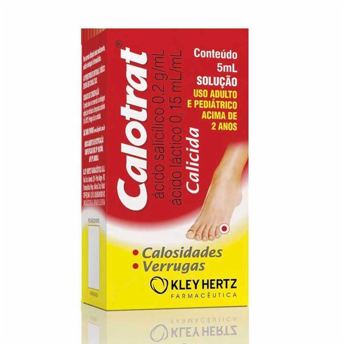 Calotrat Ácido Salicílico Calicida 5ml - Kley Hertz | Shopee Brasil