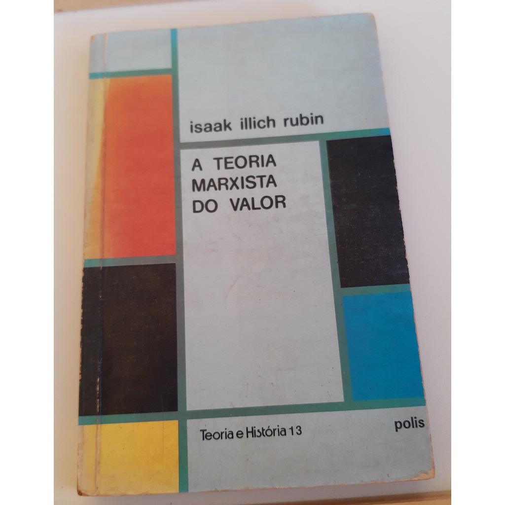 A Teoria Marxista do Valor / Isaak Illich Rubin | Shopee Brasil