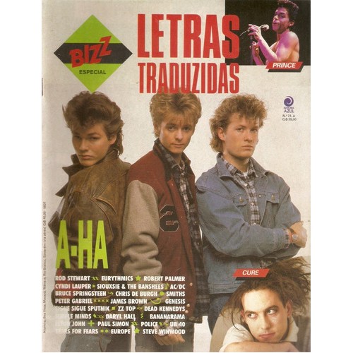 Revista Bizz Especial Letras Traduzidas - A-ha | Shopee Brasil