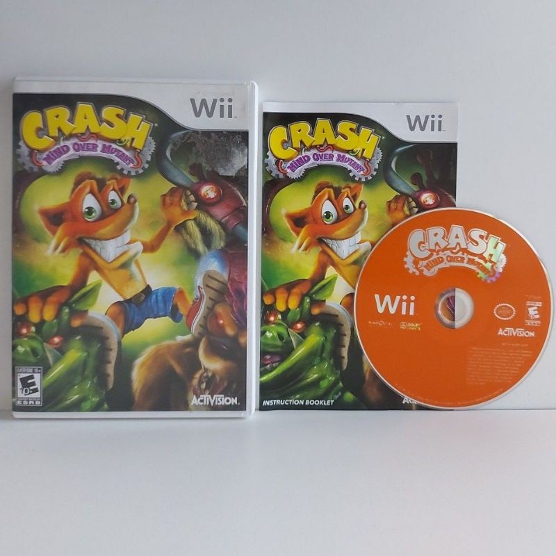 Crash Mind Over Mutant Wii Completo Original Mídia Física Pronta ...