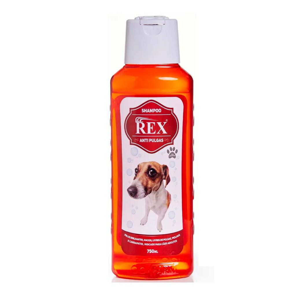 Shampoo Rex Anti Pulgas Anti Sarna Carrapatos 750ml | Shopee Brasil