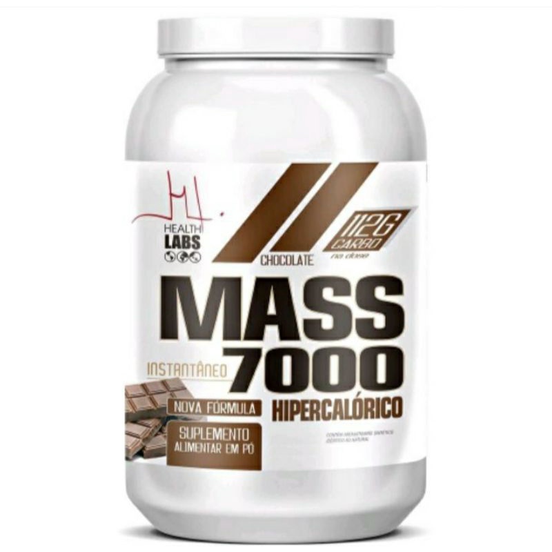 HIPERCALÓRICO MASS 7000 pote com 1,4kg-Health Labs - Escorrega o Preço