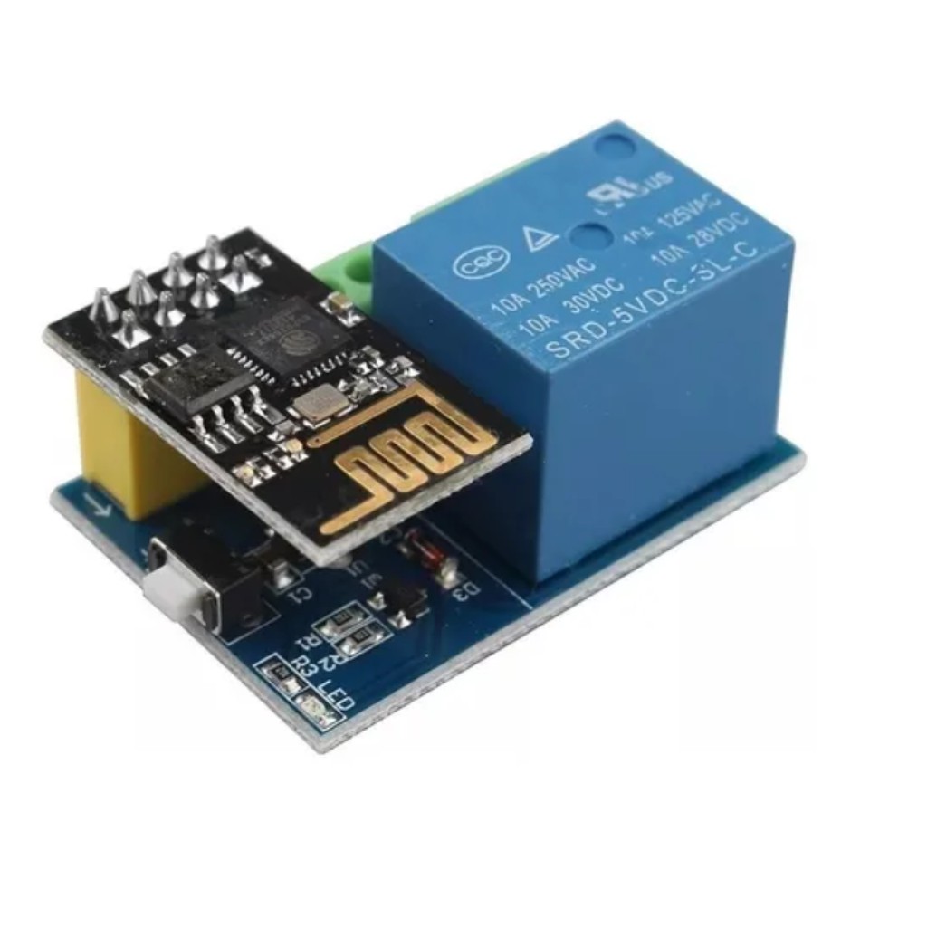 Módulo Relé Wi-fi Esp8266 V1.0 Com Esp-01s | Shopee Brasil