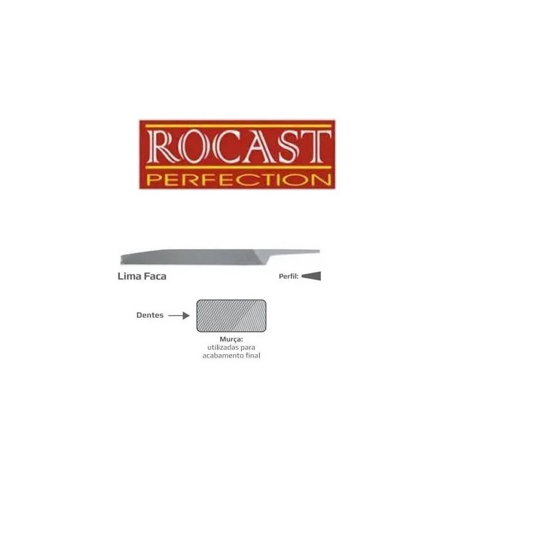 Lima Faca Murça 4 Polegadas Rocast 390017 | Shopee Brasil