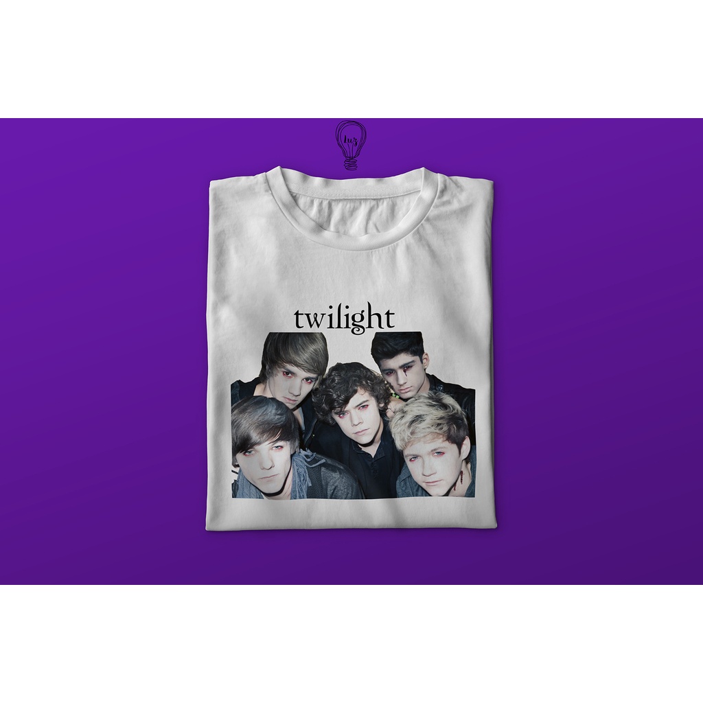 Camiseta - One Direction Twilight | One Direction | Shopee Brasil