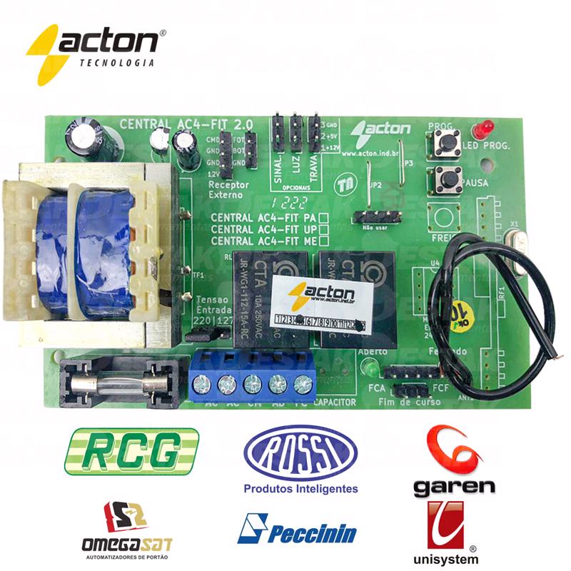 Central Placa Motor Portão Universal Para Basculantes e Deslizantes Ppa ...