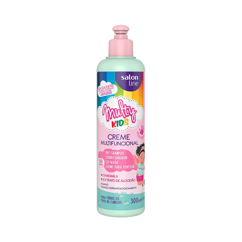 Creme Pentear Multy Multifuncional Kids Liberado 300Ml 95326 Salon Line ...