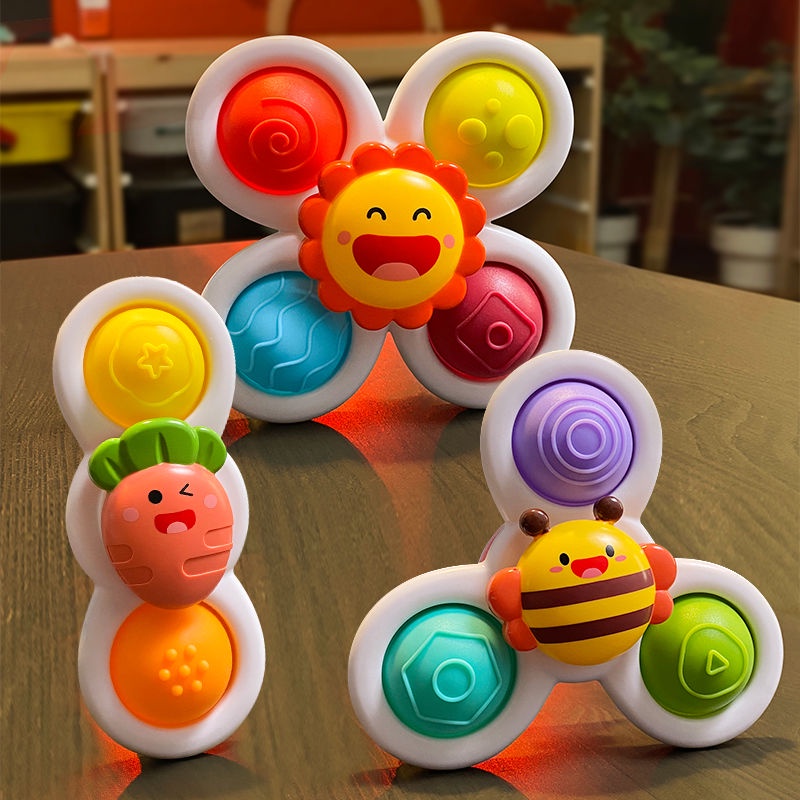 Bebê Fidget Spinner Brinquedos Spin Top Pop De Banho Para O Menino ...