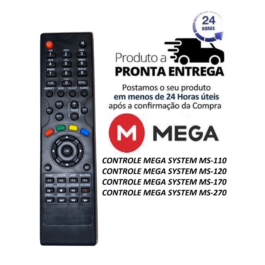 Controle mega system ms-100 pronta entrega | Shopee Brasil