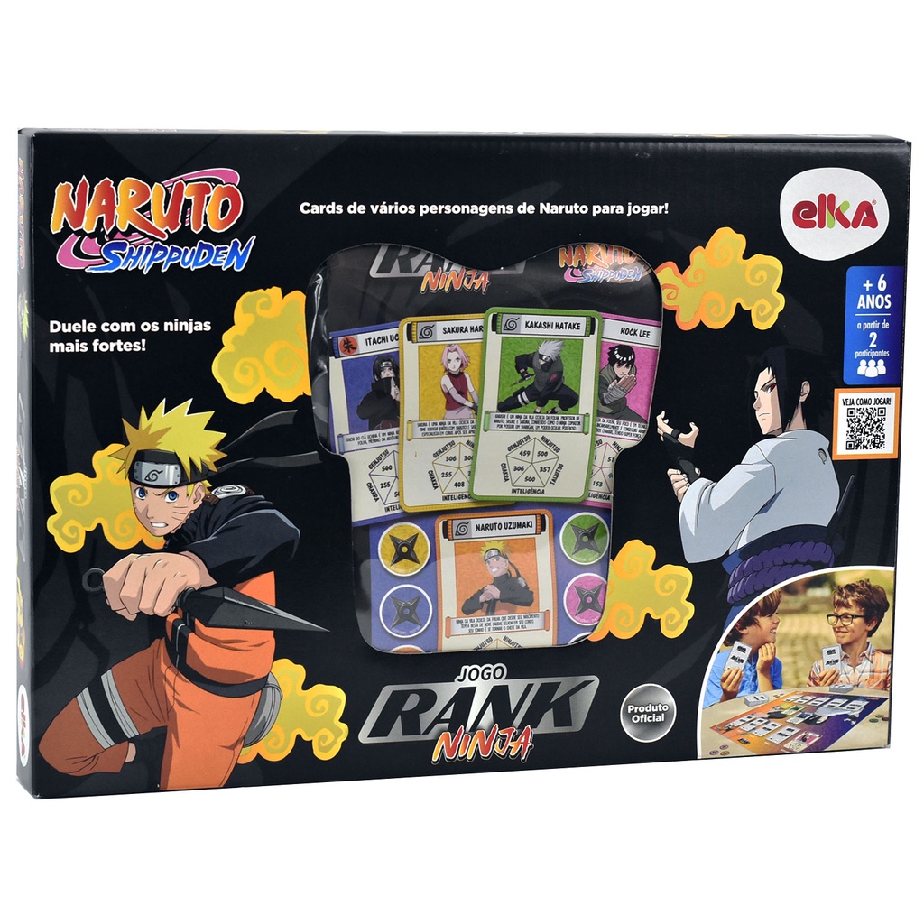 Jogo De Cartas Naruto Rank Ninja - Naruto Shippuden | Shopee Brasil