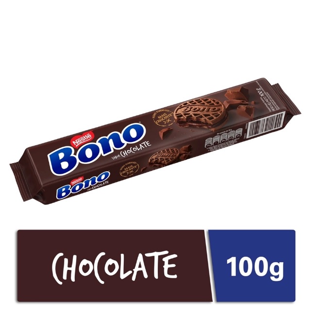Biscoito Recheado Bono Chocolate 100g - Nestlé | Shopee Brasil