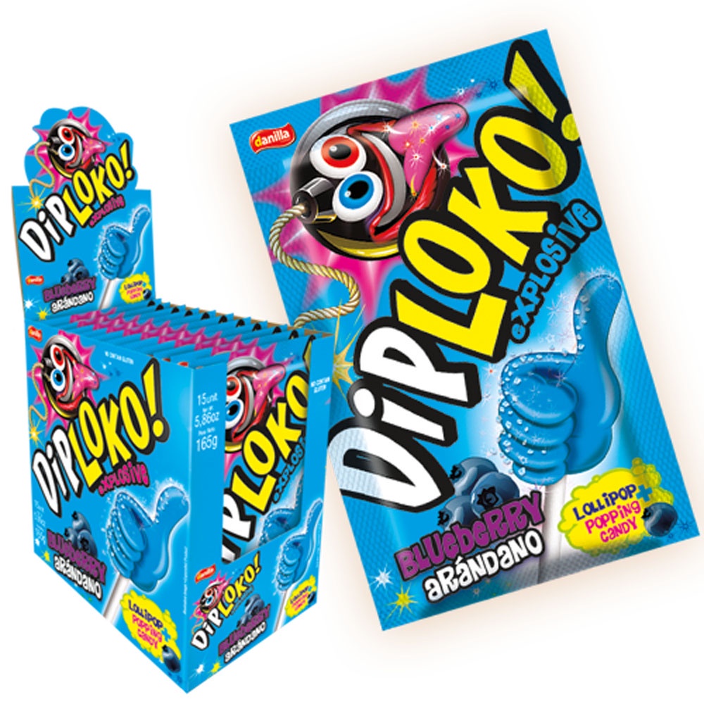 Pirulito Explosivo Dip Loko Boom Amora 11g c/15 - Danilla | Shopee Brasil
