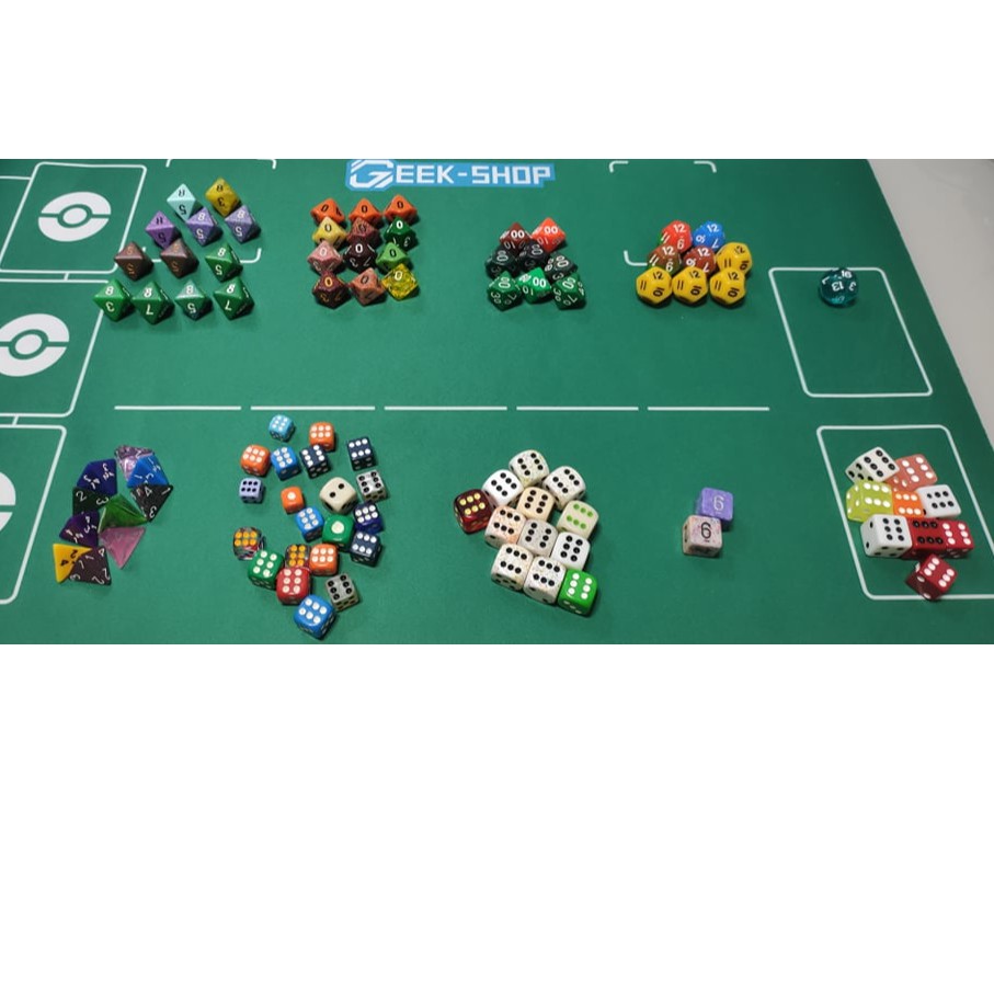 Dados RPG Aleatorio a UNIDADE - Board Game Magic Pokemon Yugioh d20 d6 ...