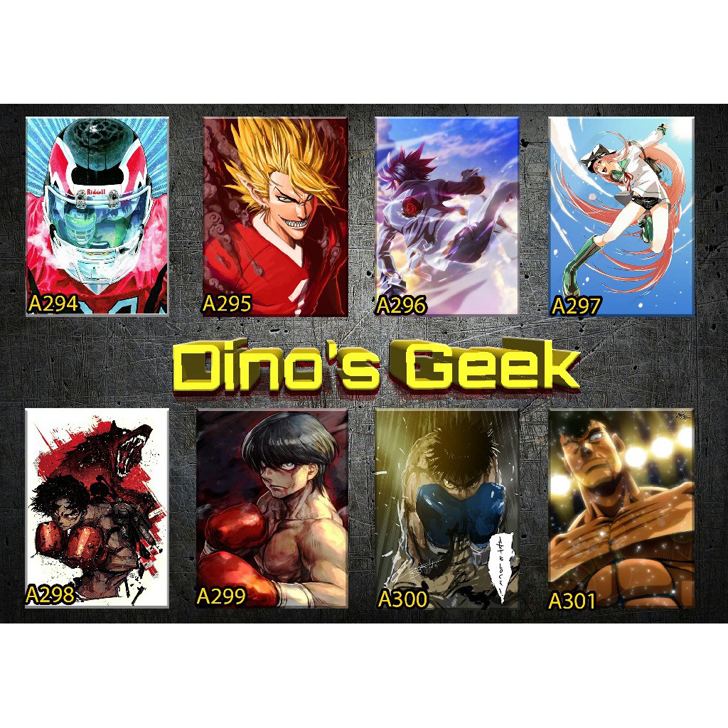 Quadros decorativos de Anime 5 com Borda Infinita 19x28 | Shopee Brasil