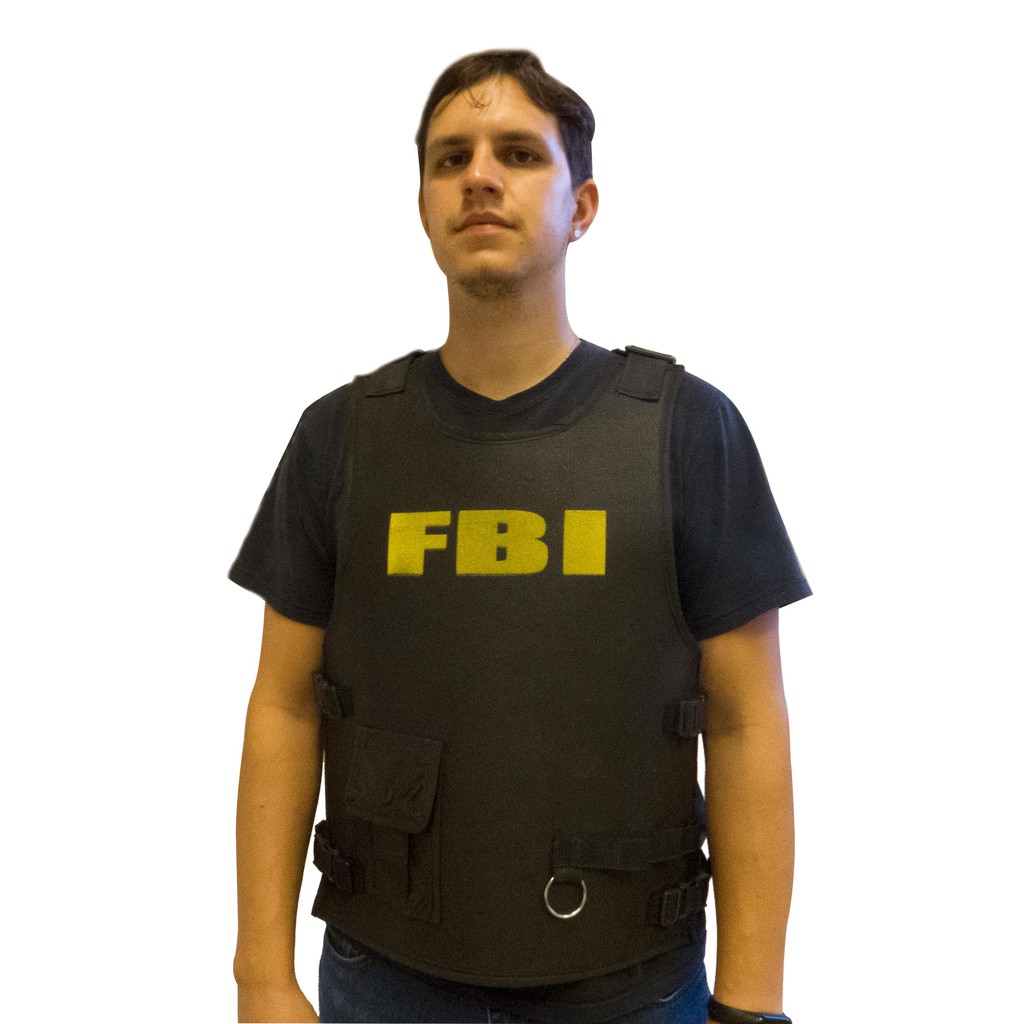 Colete Cosplay Policial FBI Adulto | Shopee Brasil
