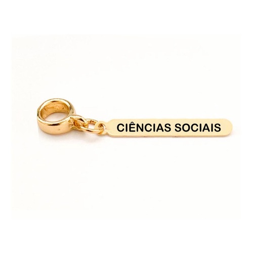 Berloque Profissão Ciências Sociais Bd_1270 | Shopee Brasil
