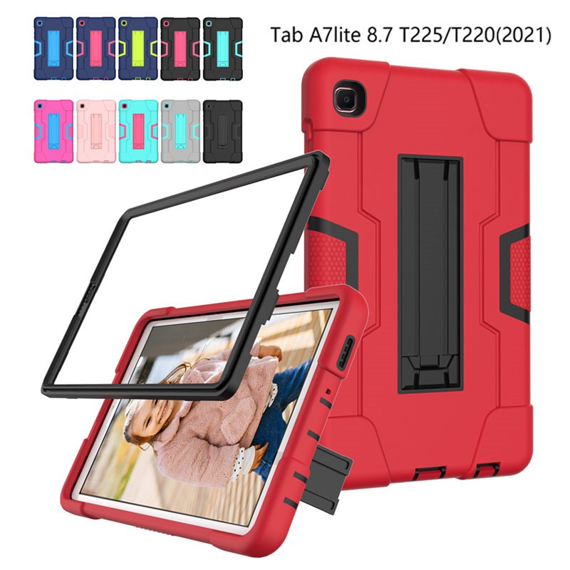 Capa Anti-Impacto Com Suporte Para Tablet Samsung Tab A7 Lite 8.7 T220 ...