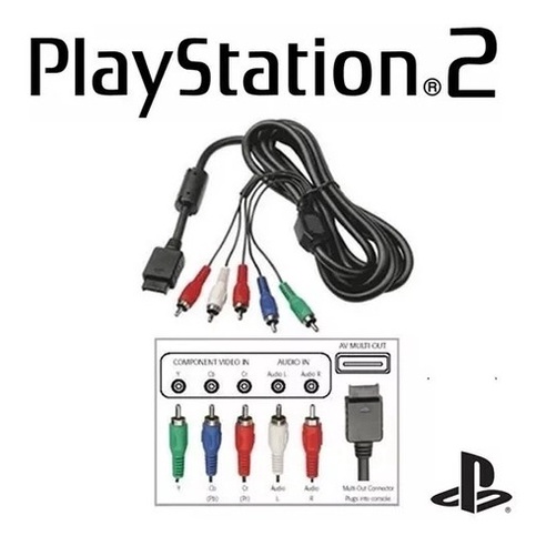 Cabo componente compatível com Ps2 e Ps3 | Shopee Brasil