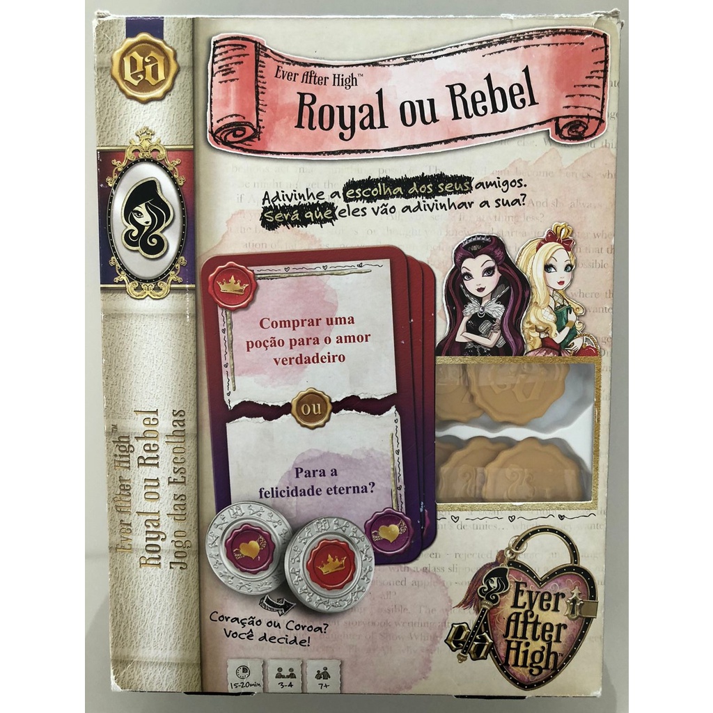 Jogo ROYAL OU REBEL - Ever After High | Shopee Brasil