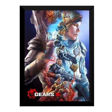 Quadro Gears 5 Game Arte Poster Moldurado | Shopee Brasil