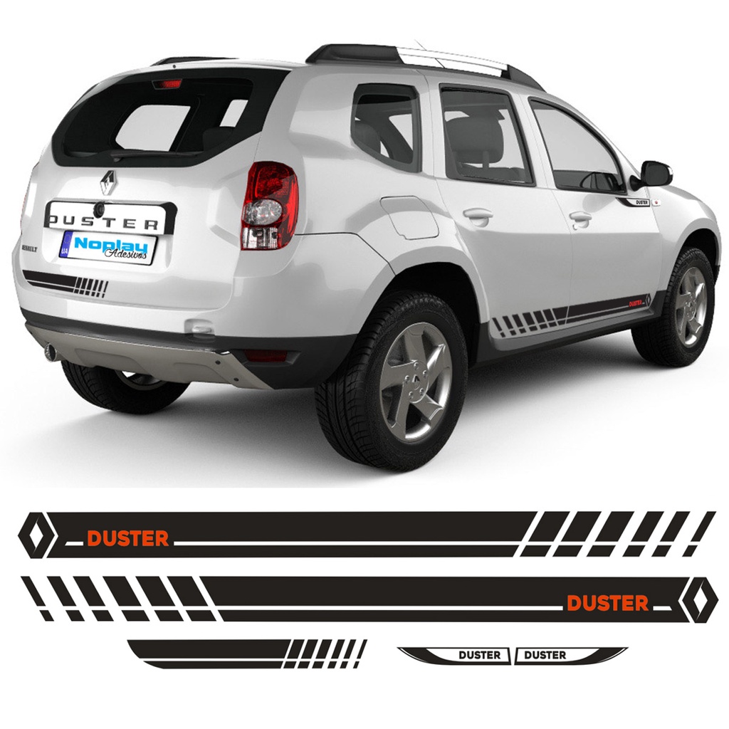 Acessório Adesivos Faixas Renault Duster Zen Iconic Dynamique Intense ...