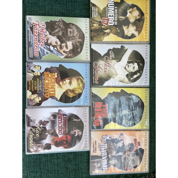 Coleção Alfred Hitchcock DVD 12 Filmes | Shopee Brasil