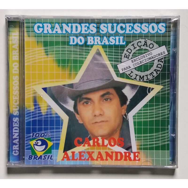 Cd Carlos Alexandre - Grandes Sucessos Do Brasil - Novo Lacrado ...