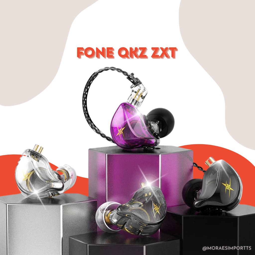 Fone De Ouvido Qkz Zxt Retorno de Palco Gamer | Shopee Brasil