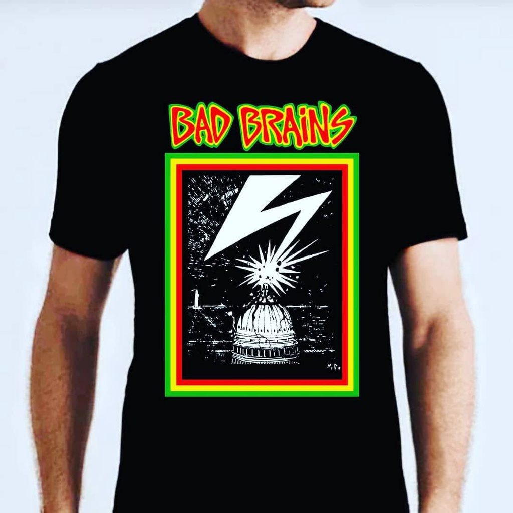 Camiseta Bad Brains hardcore Punk Rock | Shopee Brasil
