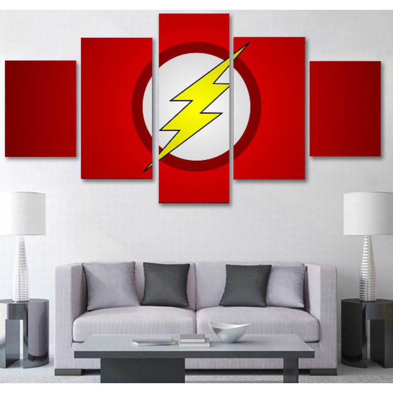 Quadro Decorativo Relâmpago Flash Barry Allen Super Herói Dos ...