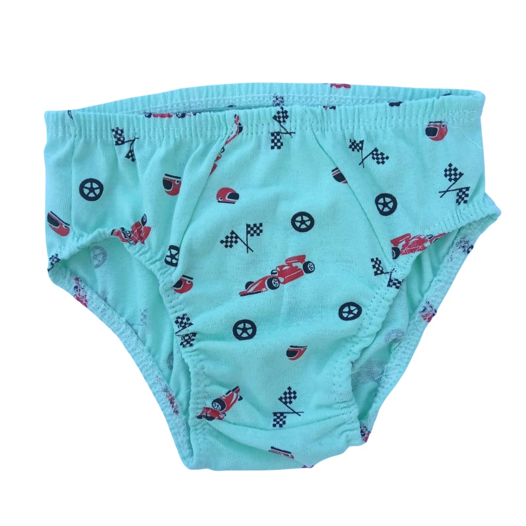 Kit 5 Cuecas Infantil Meninos Criança 100% Algodão Forrada Estampadas e ...