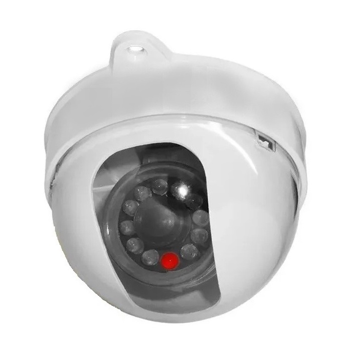Câmera FALSA Segurança Dome Infra Com Led Bivolt | Shopee Brasil