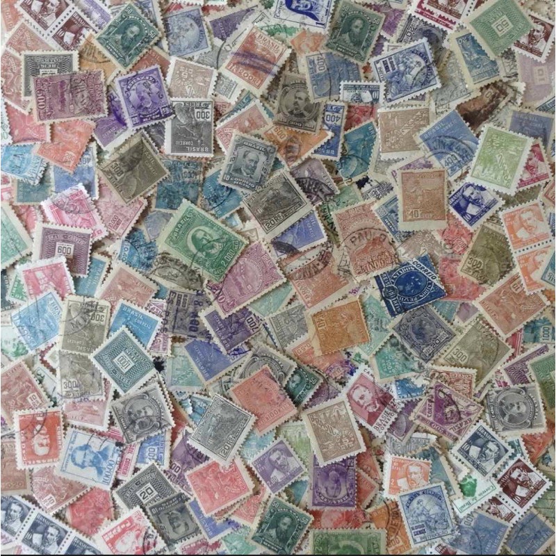 Coleção de Selos - 700 Selos Postais do Brasil só antigos | Shopee Brasil