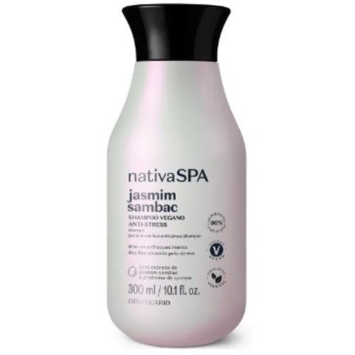 O BOTICÁRIO - Shampoo Anti-stress Nativa SPA Jasmim Sambac - 300ml ...