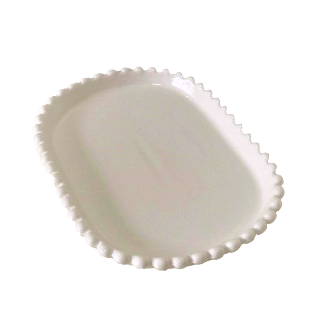 Mini Bandeja de Cerâmica Bolinha Decoração 19 x 13 cm | Shopee Brasil