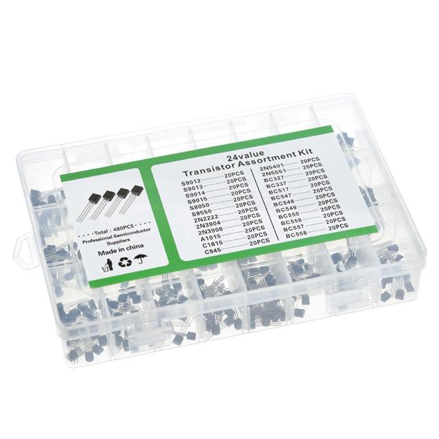 TO-92 Kit Sortido Transistor Cada BC327 BC337 BC517 BC547 BC548 BC549 ...