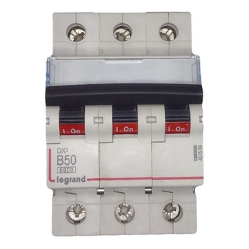 Disjuntor Din Dx³ 3p B50 Termomagnético 50a Legrand Curva | Shopee Brasil