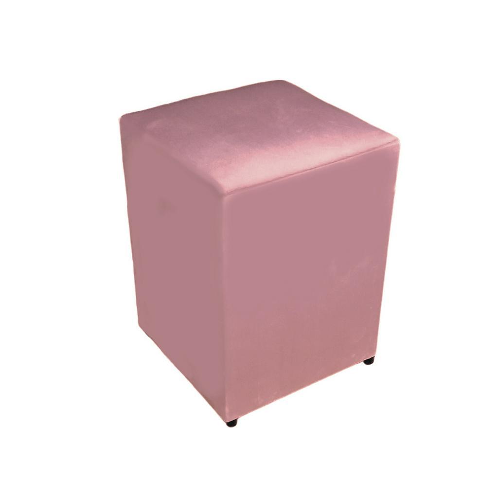 2 PUFF Decorativo banqueta sued almofadado quadrado | Shopee Brasil