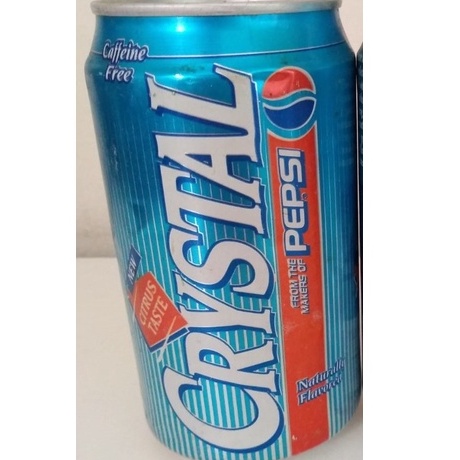 Latas de refrigerante Pepsi importada Crystal - Coleção - preço ...