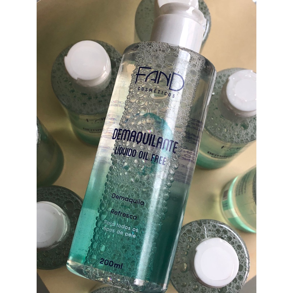 DEMAQUILANTE OIL FREE FAND 200ML | Shopee Brasil
