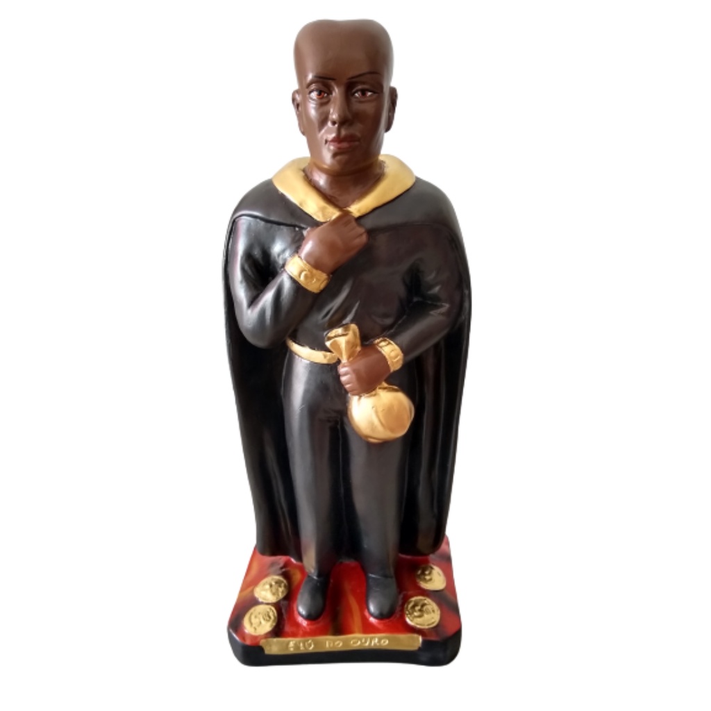 Imagem Exu do ouro 20cm gesso umbanda candomblé entidade | Shopee Brasil