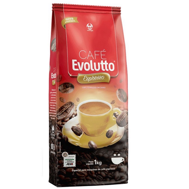 Café em Grãos Evolutto Espresso - 1kg Cooxupe | Shopee Brasil