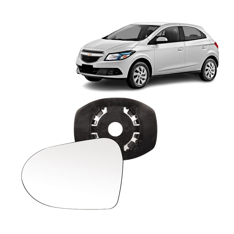 Vidro e Base Retrovisor Onix 2013 2014 2015 2016 2017 2018 2019 Esquerdo | Shopee Brasil