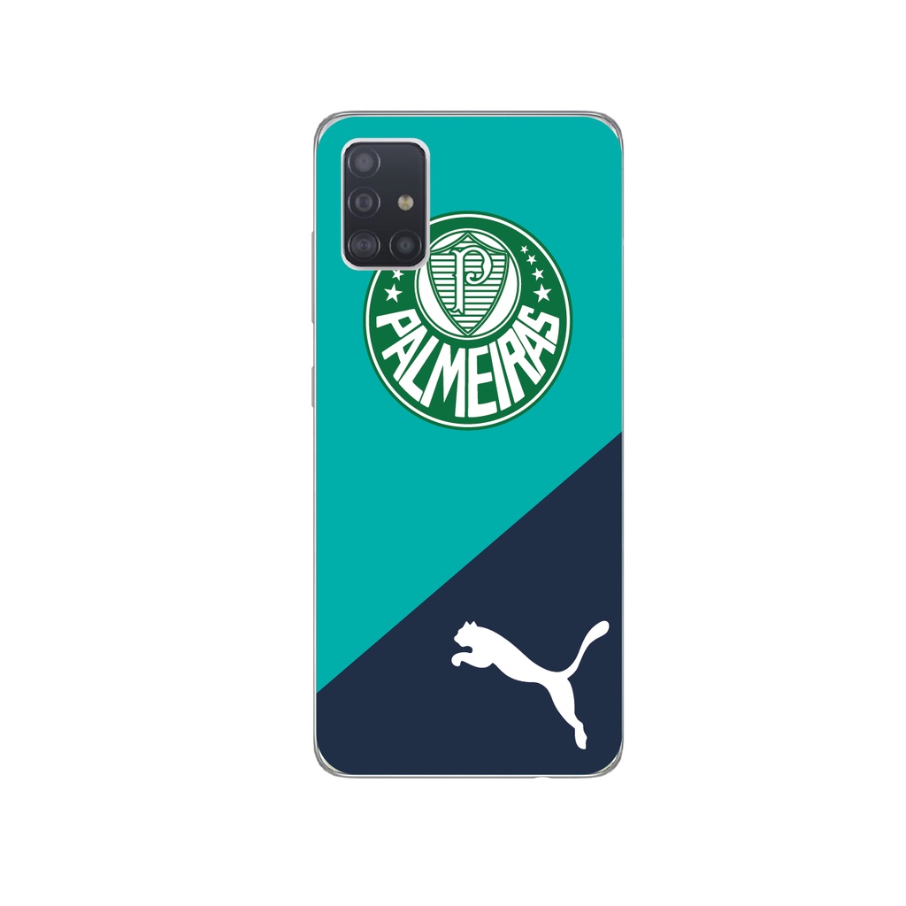 Capa Para Celular Com Borda Anti Impacto Palmeiras Puma 2 Cores ...