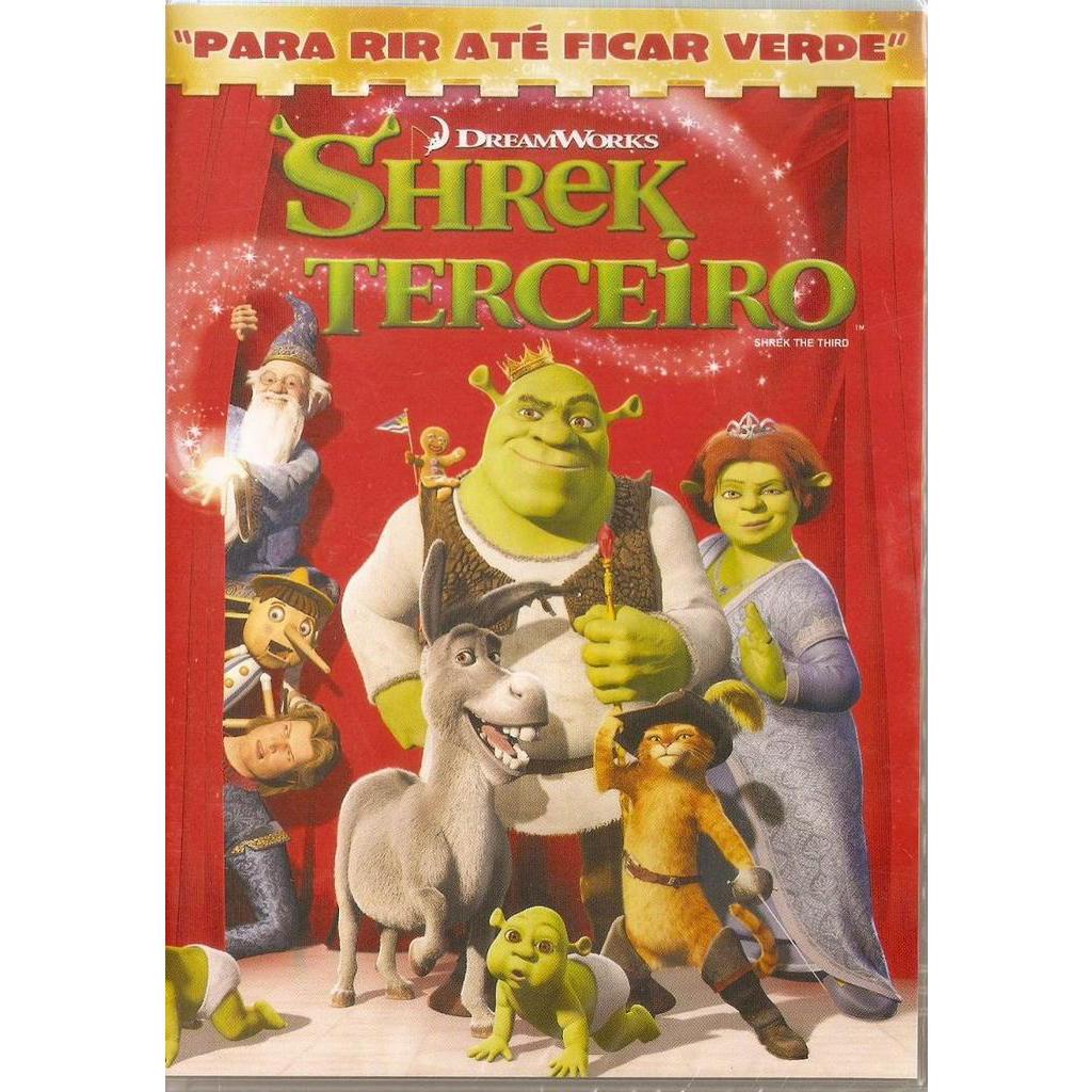 Dvd Shrek Terceiro - Para Rir Até Ficar Verde | Shopee Brasil