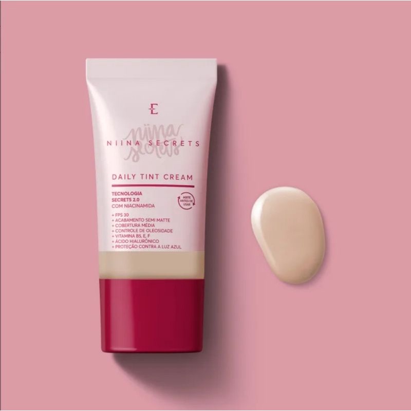 Base Líquida Daily Tint Cream Niina Secrets 25ml (escolha sua cor ...